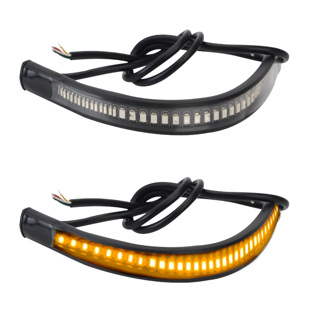Moto-Flasher-Ring-Fork-Strip-Lamp-12V-48SMD-Flashing-Blinker-LED ...