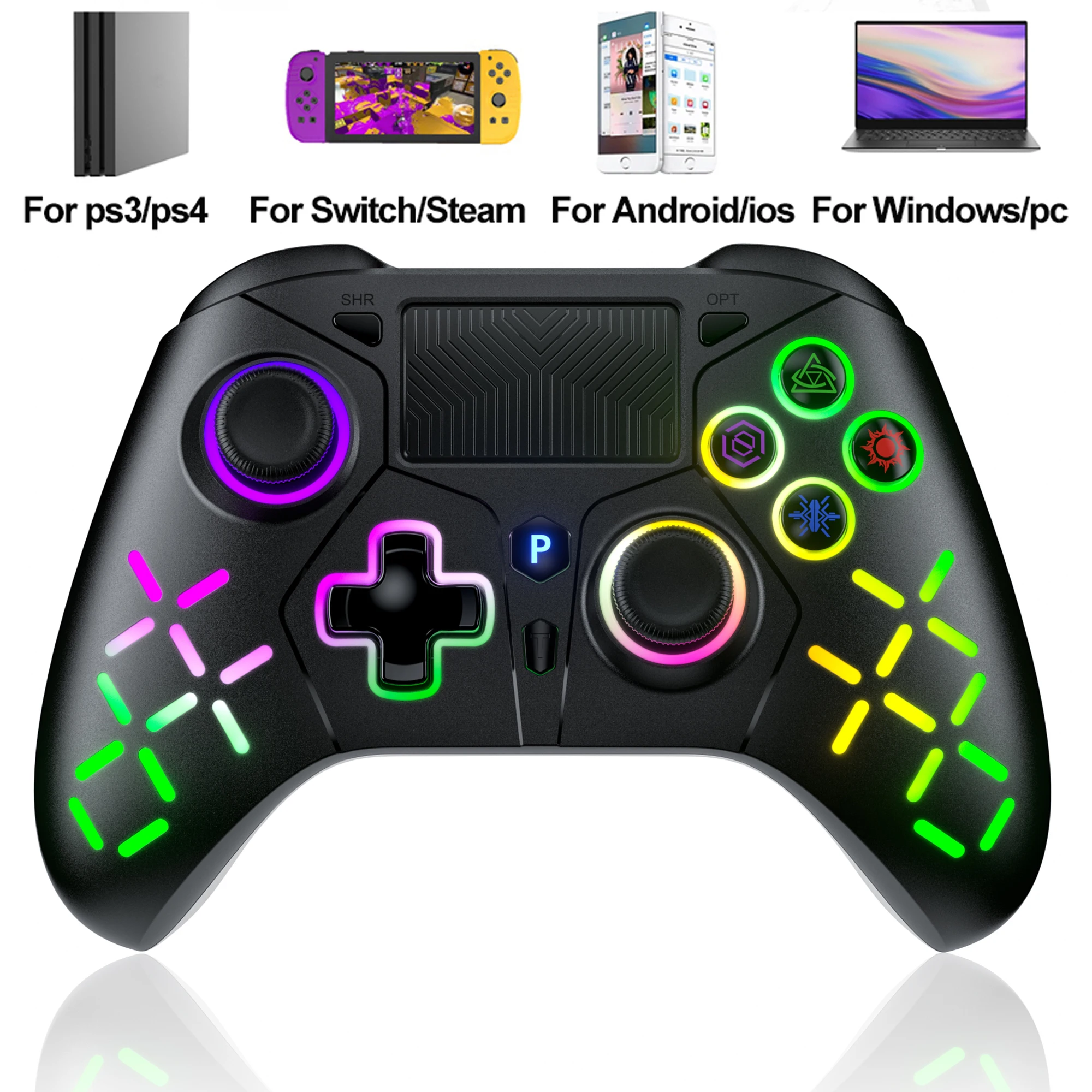 Mando-inal-mbrico-para-Nintendo-Switch-Control-de-luz-LED-intermitente ...