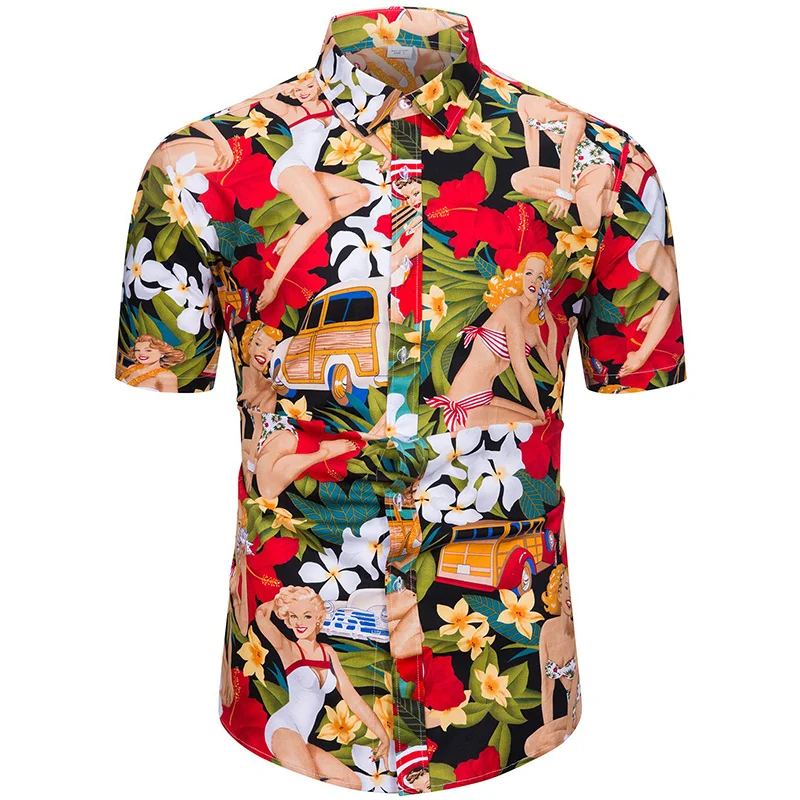 Tropics-Binkini-Girls-Graphic-Shirts-for-Men-Clothing-3D-Printed ...