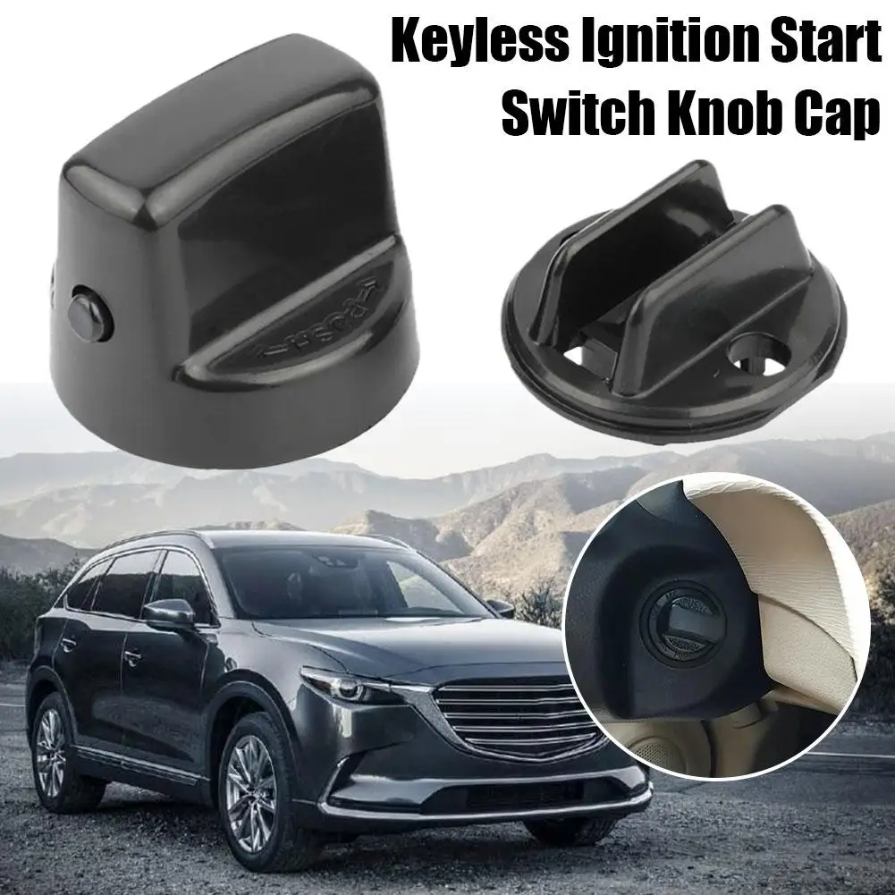Keyless Ignition Start Knob Cap & Insert For Mitsubishi Keyless Lancer ...
