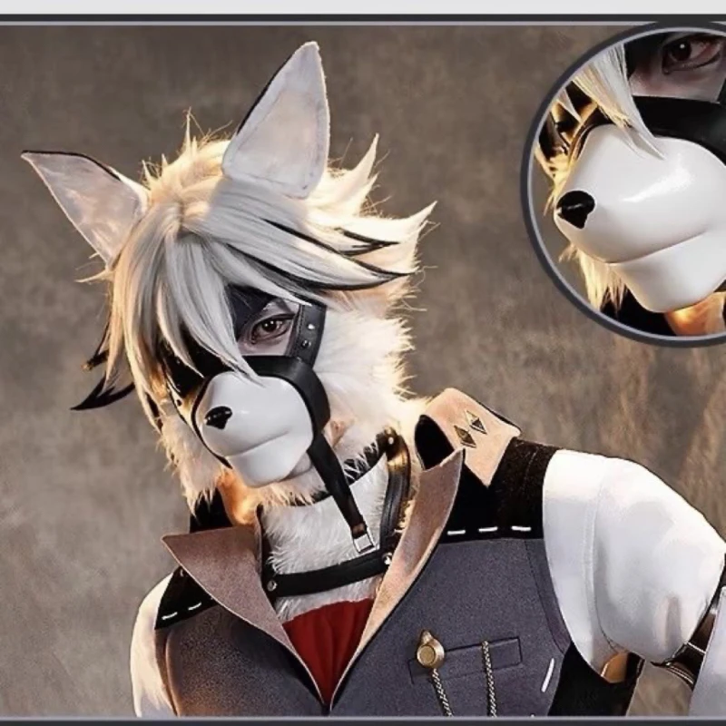 Game-Zenless-Von-Lycaon-Cosplay-Mask-Props-Costume-Zone-Zero-cos-Hood ...