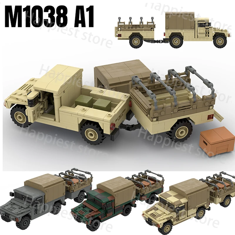 MOC-Military-M1038A1-Hummered-Assault-Armor-Vehicle-Car-Truck-Building ...