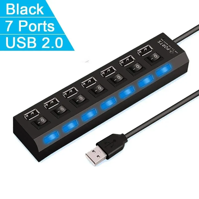 High-Speed-Usb-Hub-2-0-Adapter-Expander-Multi-Usb-Splitter-Multiple ...