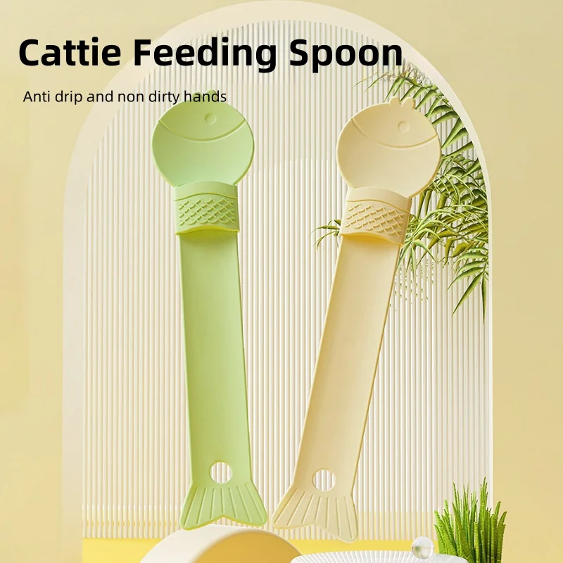 Pet-Food-Spoons-Cat-Strips-Squeezing-Feeding-Tools-Small-Cats-Small ...