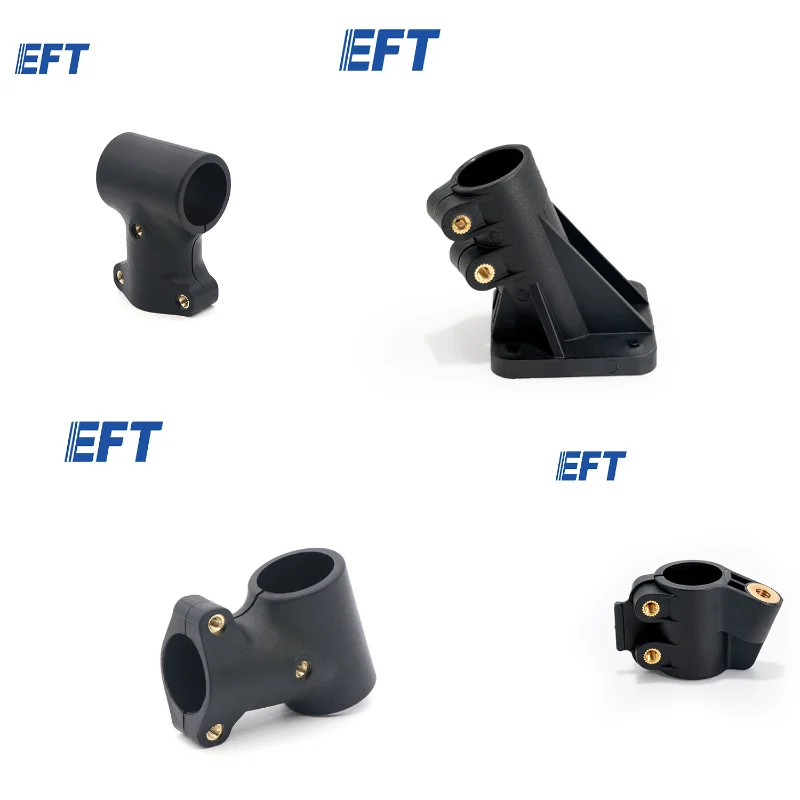 EFT E410P E416P E610P E616P nylon pipe joint tee tripod clip medicine ...