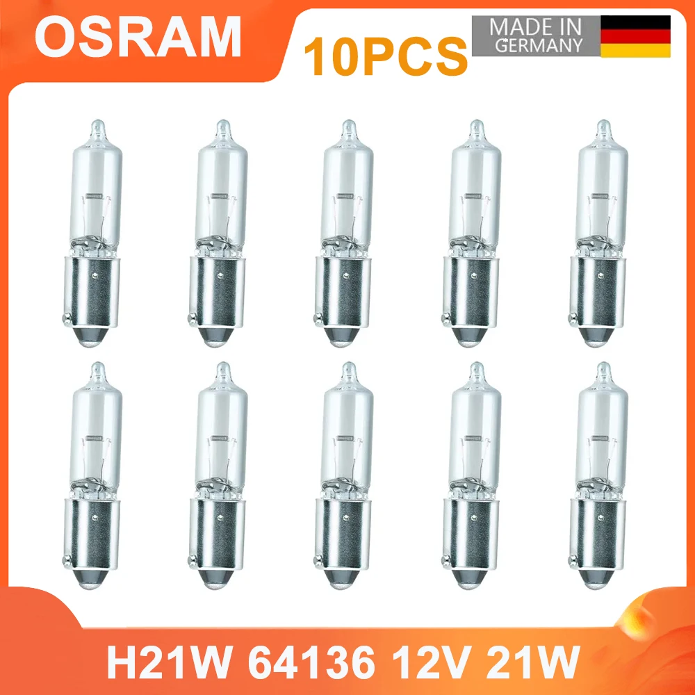 OSRAM-Original-Line-H21W-64136-BAY9s-Metal-Bases-Side-Turn-Signal-Lamps ...