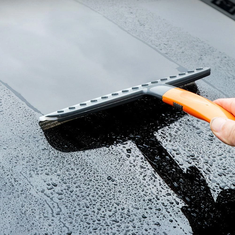 Auto Car Wiper Board Silicone Cars Window Glass Scraper Wash Clean ...