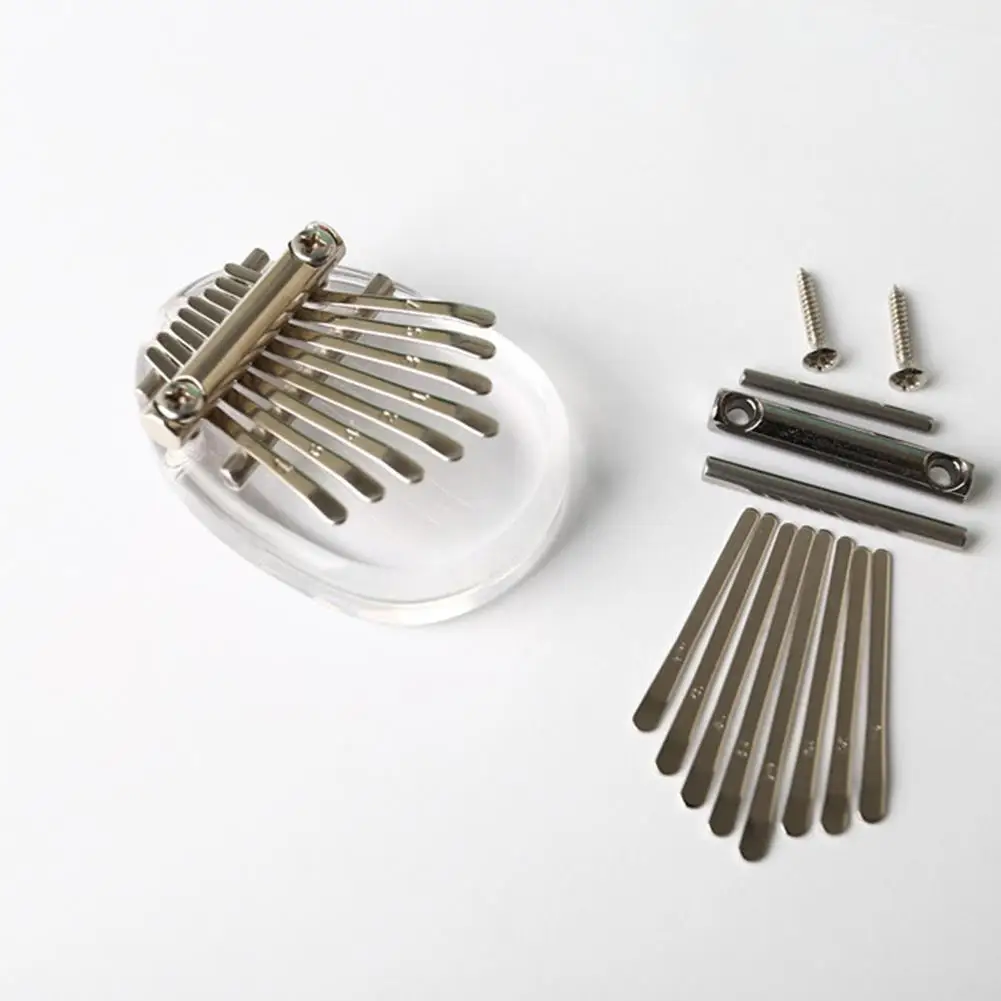 Thumb Piano Kalimba Bridge Saddle 8 Key Set Diy Spare Parts Kalimba ...