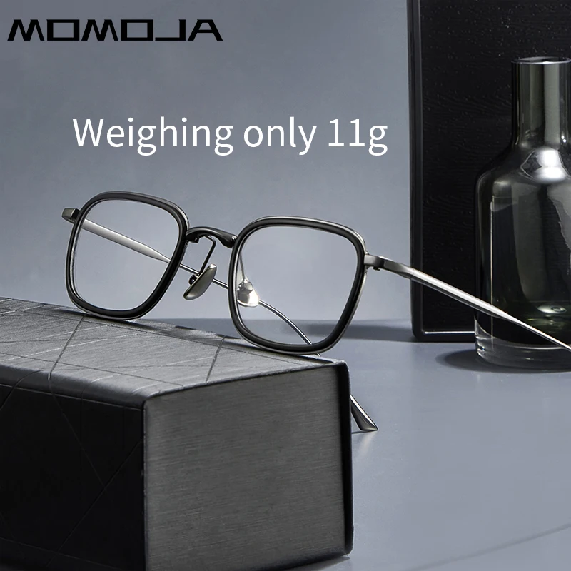 MOMOJA-Men-s-And-Women-s-Ultra-Light-Pure-Titanium-Eyeglass-Frames ...