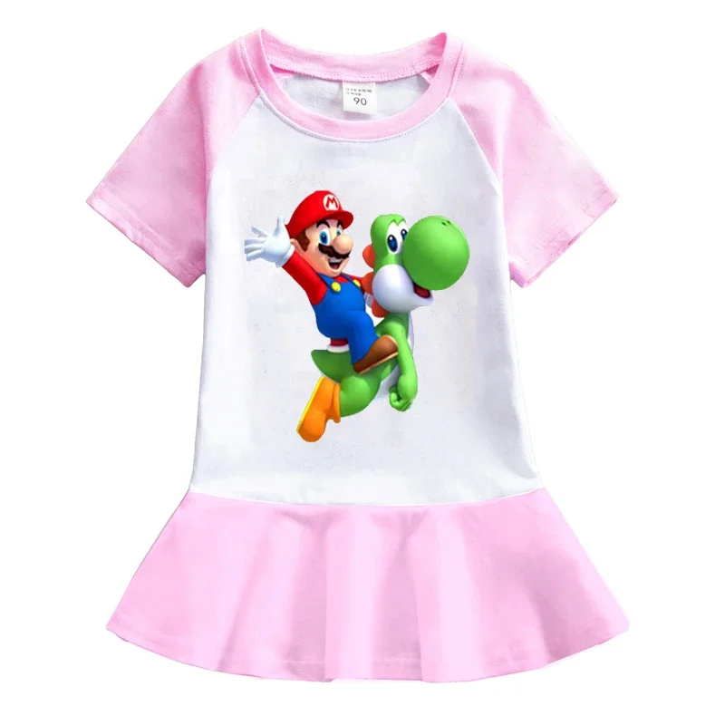 Vestido informal de verano para niñas, cómodo vestido de algodón de ...