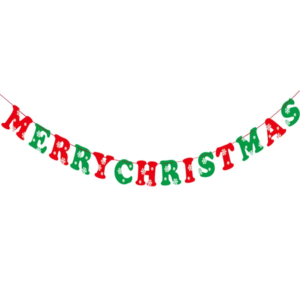 3.5m Christmas Merry Christmas Letter Garland Flag Banner Party ...