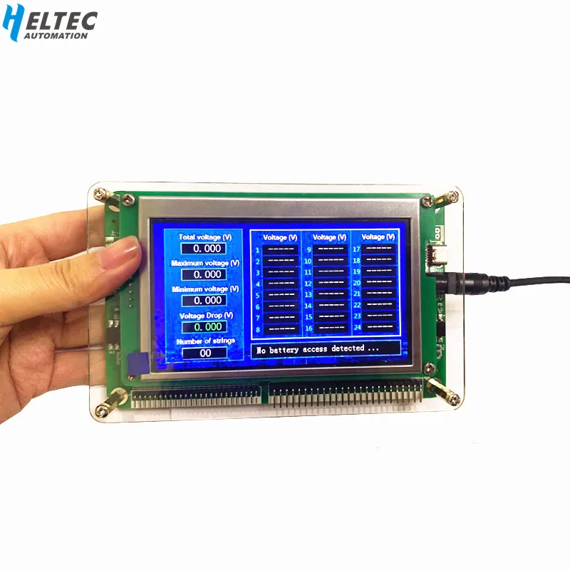 1S-24S Voltage Measuring Instrument Identify Tester Li-ion Lifepo4 ...