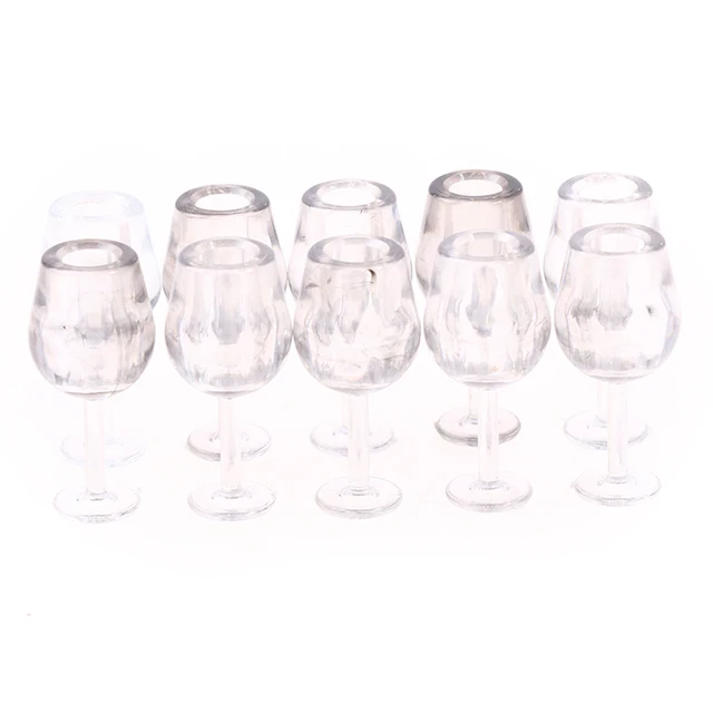 1:6 1:12 Dollhouse Miniature Champagne Goblet Set Teapot Dinner Plate ...