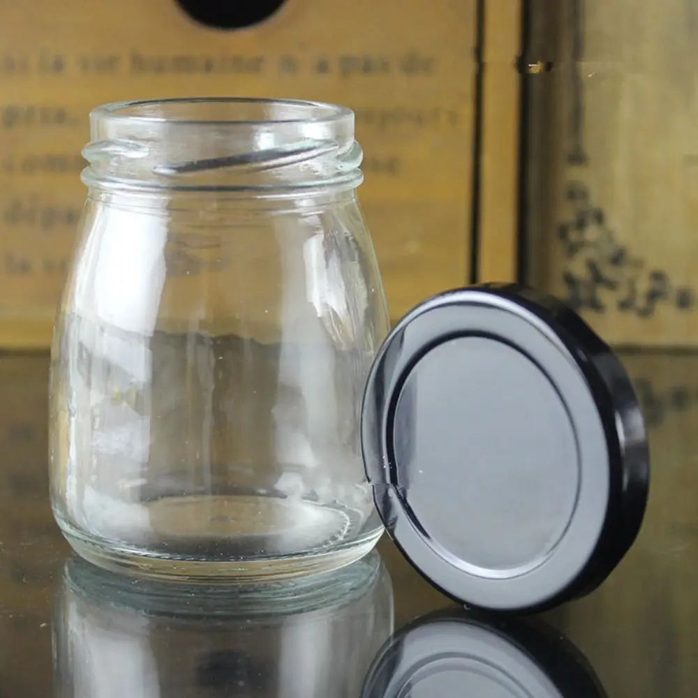 with-Lids-Mini-Yogurt-Jars-Durable-Airtight-Glass-Jars-Glass-Pudding ...