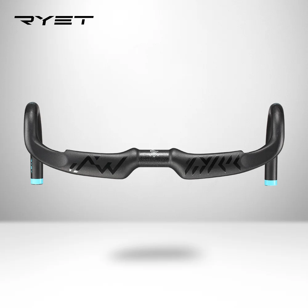 2023 RYET ERGO T1000 Carbon Handlebar 31.8MM 400/420/440MM Road Bike ...