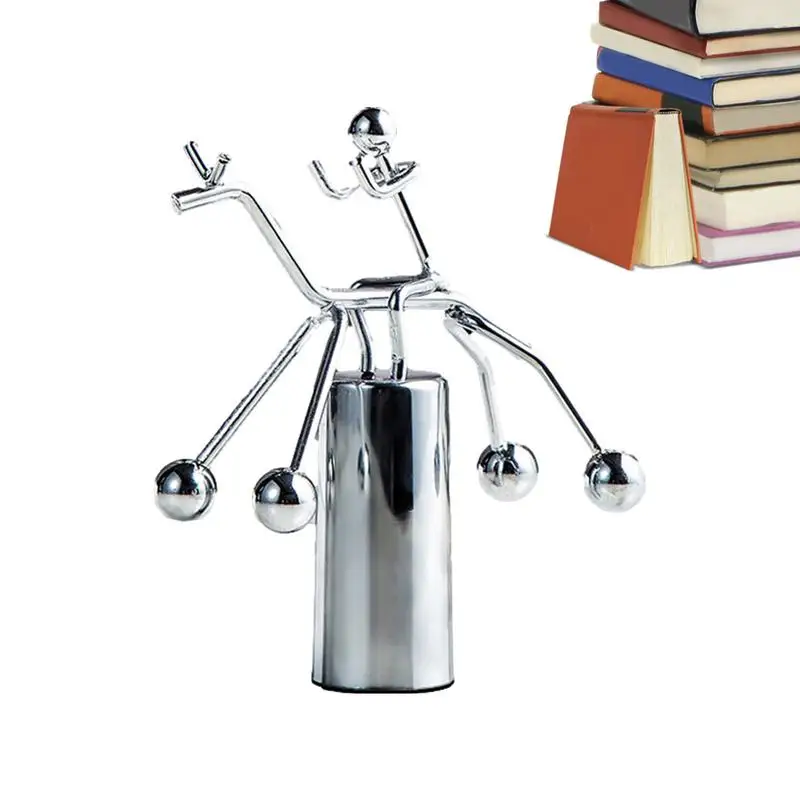 Physics-Balance-Toys-Creative-Balance-Ball-Iron-Couple-Figurine-Desk ...