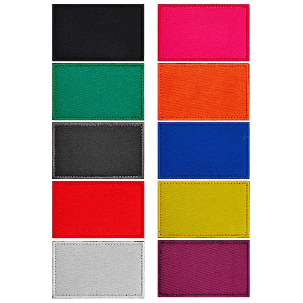 Solid Color Blank Flag Patch 8x5cm Personalized Decoration Hook and ...