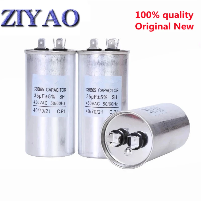 AC Motor Capacitor Air Conditioner Compressor Start Capacitor CBB65 ...