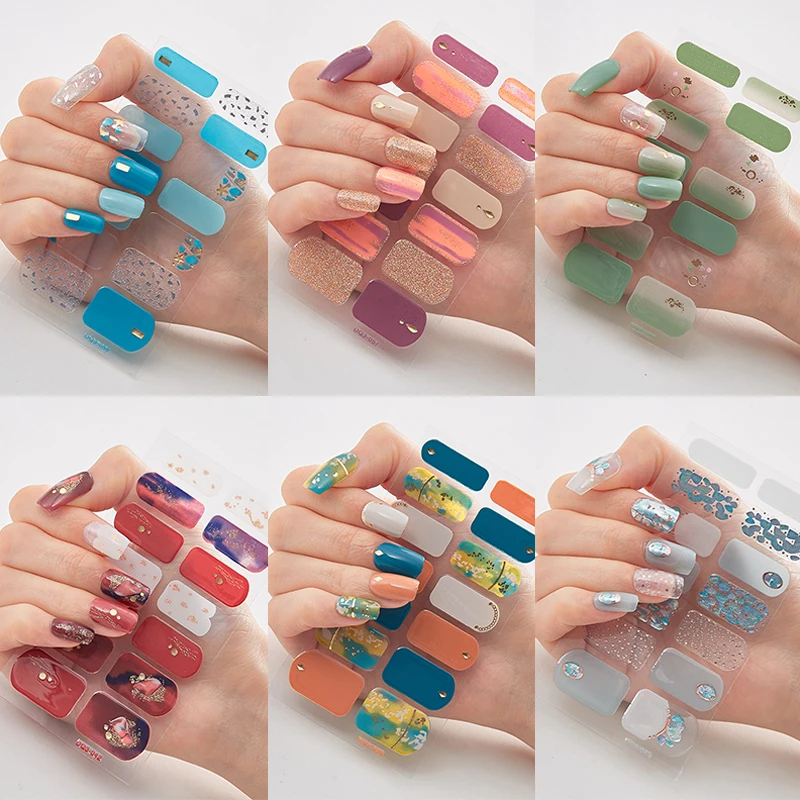 1-Sheet-Nail-Stickers-Full-Design-Nail-Wraps-Nail-Art-Self-Adhesive ...