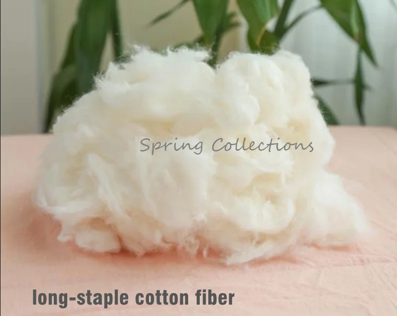 500g/Lot Natural Pure Long-staple Cotton DIY Cotton Doll Toy Handmade ...