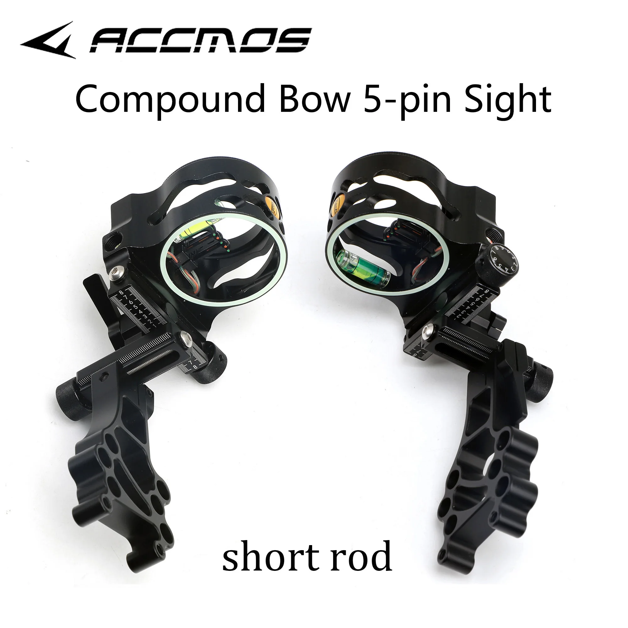 Compound-Bow-5-Pin-Sight-Archery-5-Needles-Aiming-Scope-4-Way ...