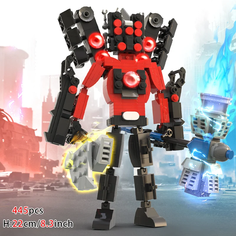 New-Skibidi-Toilet-Weapon-Titan-TVMan-Figure-Building-Block-Toys-For ...