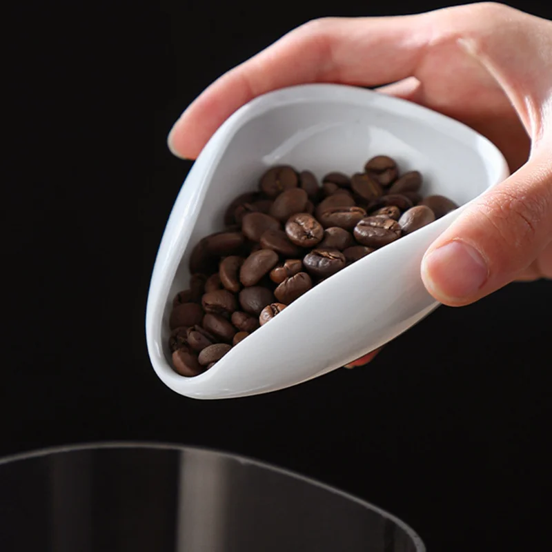Coffee-Scale-Bean-Plate-Sub-packaging-Plate-Ceramic-Coffee-Bean ...