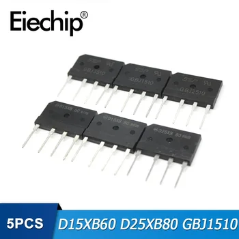 5pcs/lot Diode Bridge Rectifier KBPC5010 KBPC1010 KBPC1510 KBPC2510 KBPC3510 GBJ1510 GBJ2510 ...