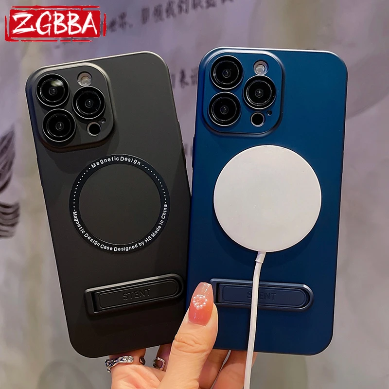 Magnetic Wireless Charging Case For Magsafe For iPhone 12 13 14 Pro ...