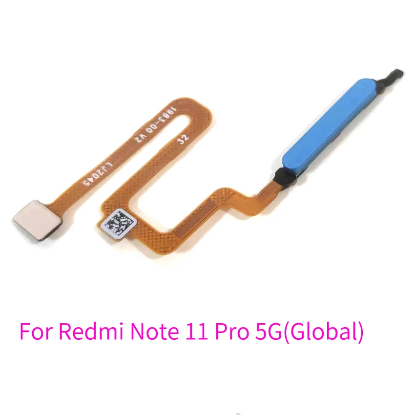 For-Xiaomi-Redmi-Note-11-Pro-5G-Global-Version-Fingerprint-Sensor-Home ...