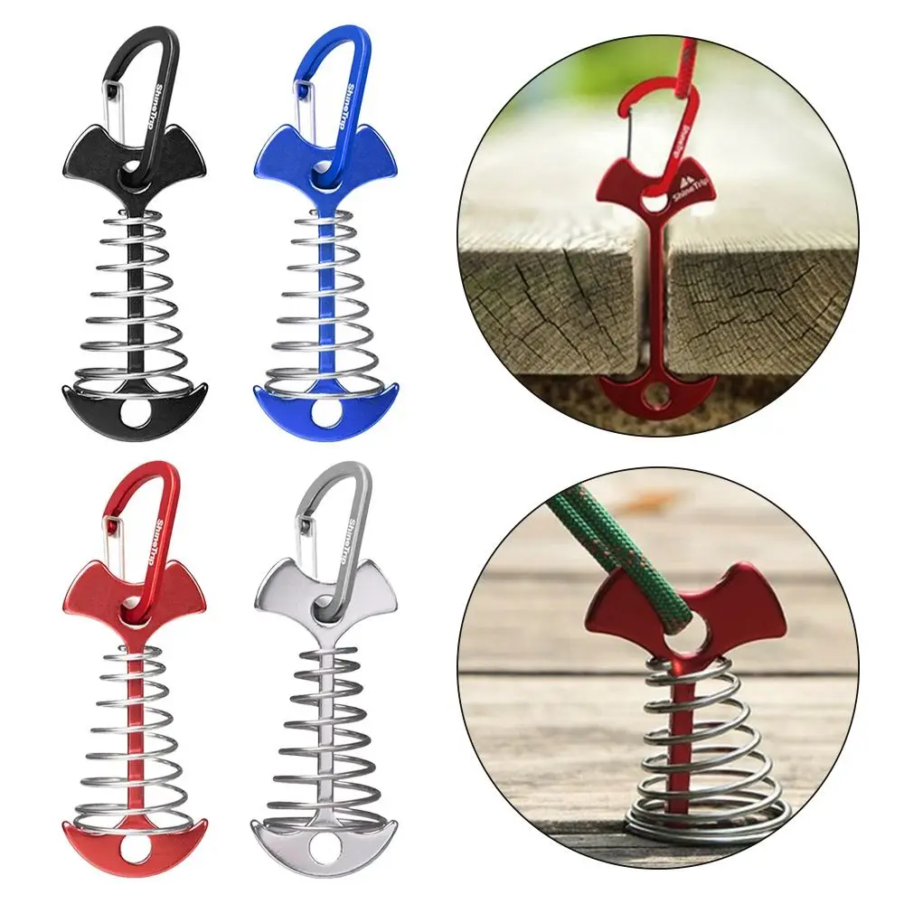 Aluminum-Alloy-Deck-Anchor-Pegs-Stainless-steel-5-Colors-Spring-Wind ...
