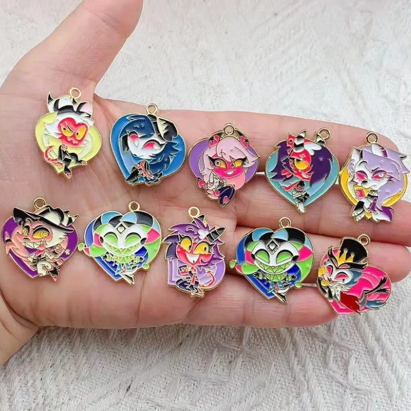10pcs-Alloy-Drip-Oil-Charm-Cartoon-Anime-Enamel-Charms-Cute-Earring-DIY ...
