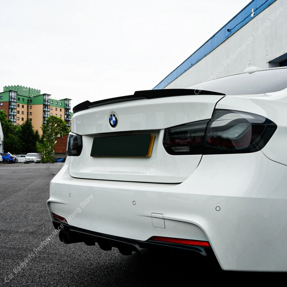For-Bmw-F30-F80-M4-Style-Rear-Spoiler-Wing-3-Series-318i-320i-320d-330d ...