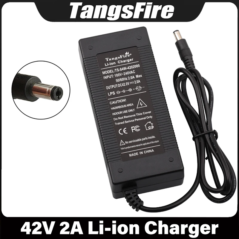 42V-2A-battery-charger-Output42V-2A-Charger-Input100-240V-Lithium-Li ...