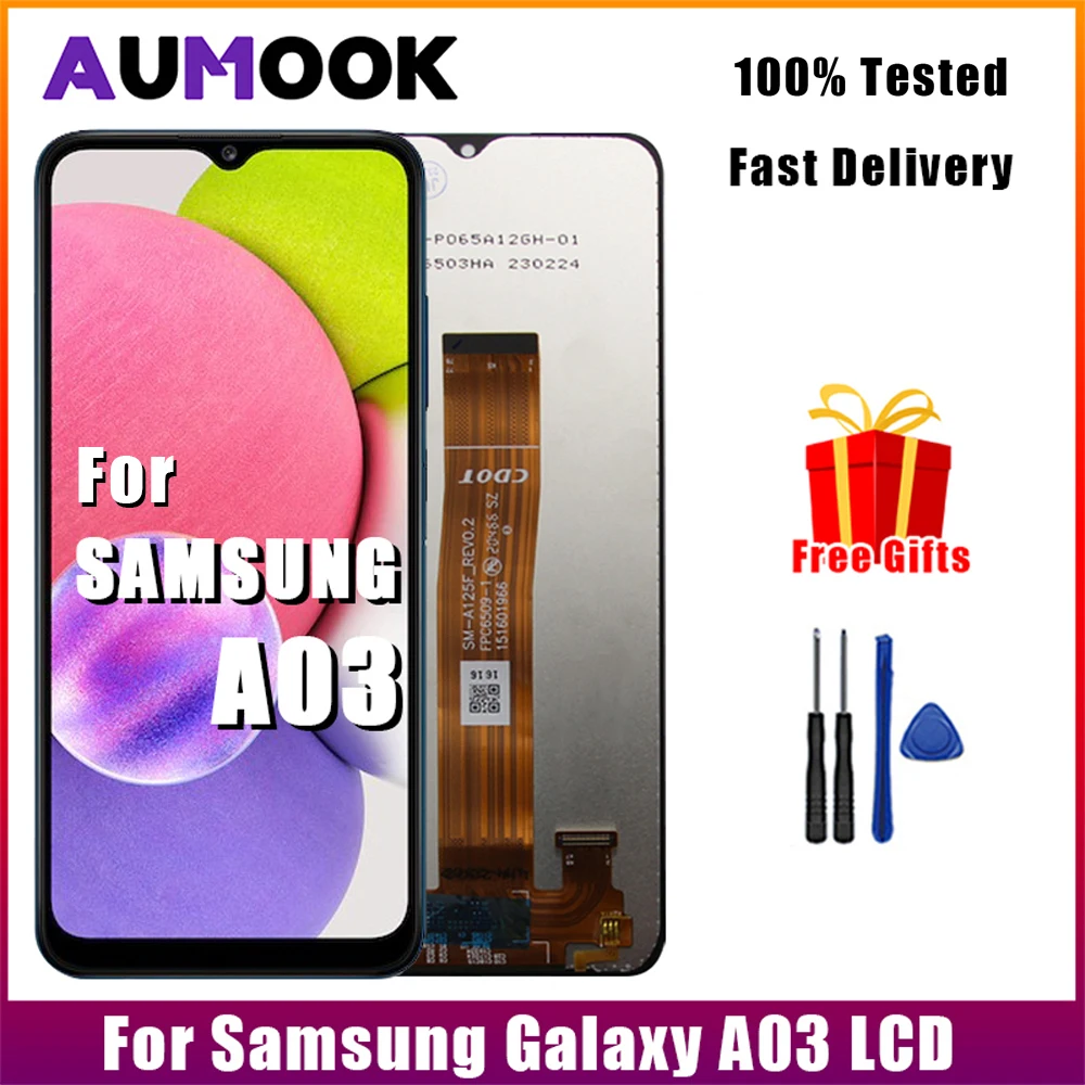 Tested-Display-For-Samsung-A03-LCD-Touch-Screen-Digiziter-Assembly-For ...