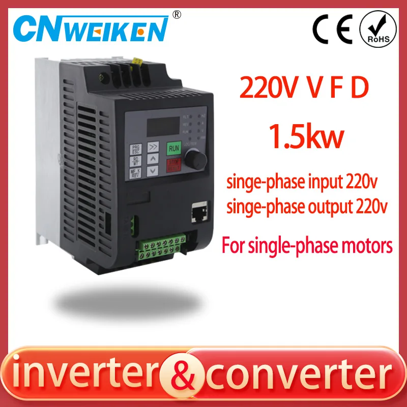 Frequency-Converter-VFD-220V-1-5KW-Frequency-Inverter-Single-phase ...