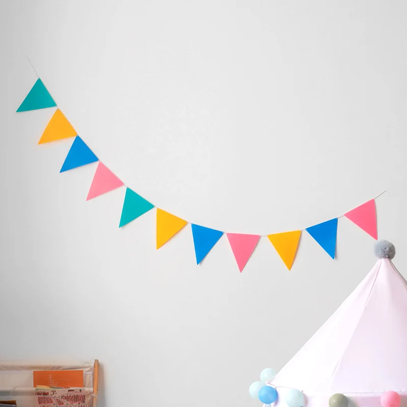 Triangle-String-Hanging-Flags-for-Children-s-Tent-Small-Felt-Flags-Baby ...