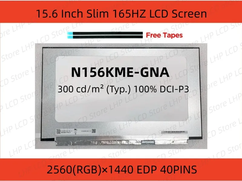 New-Original-N156KME-GNA-15-6-Inch-2K-165Hz-Laptop-LCD-Screen-100-DCI ...