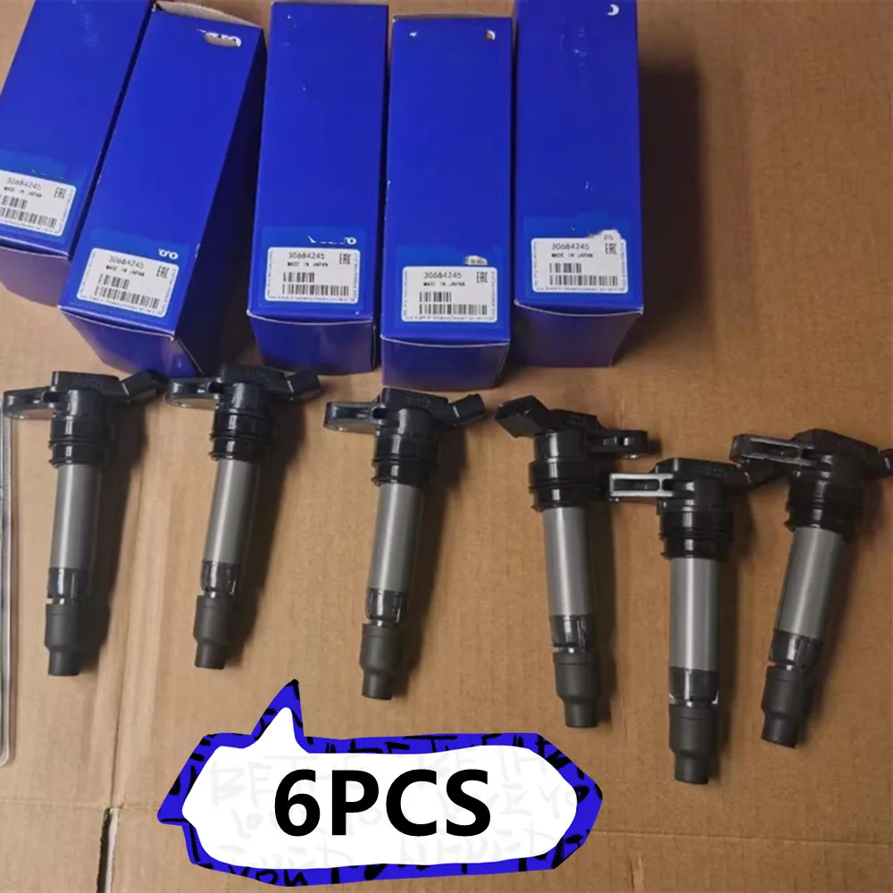 6x-30684245-Ignition-Coil-For-Volvo-S80-S60-V70-XC60-XC70-XC90 ...