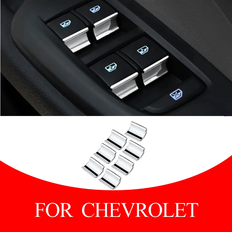 Car-Window-Lift-Button-Switch-Decoration-Trim-Stickers-for-Chevrolet ...