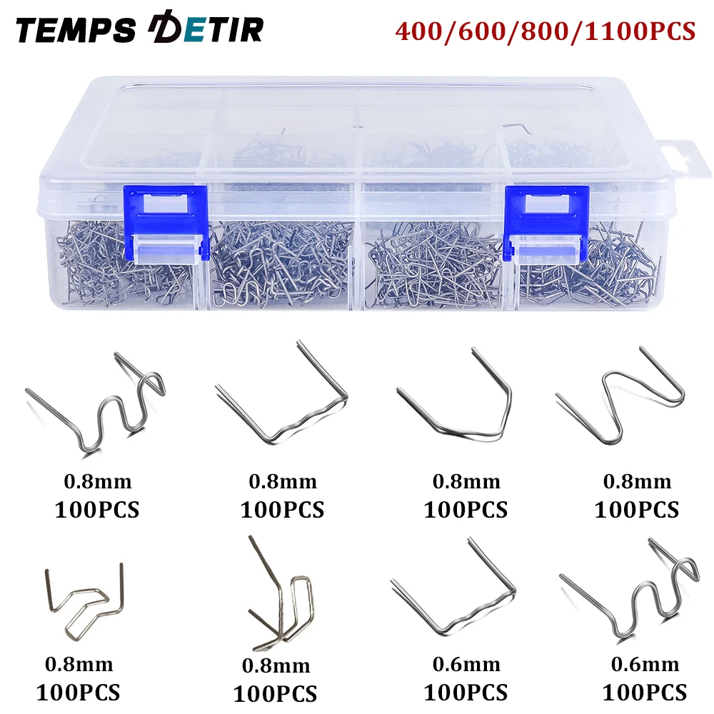 400-600-800-1100pcs-Stainless-Steel-Cut-Wave-Staples-Hot-Stapler ...