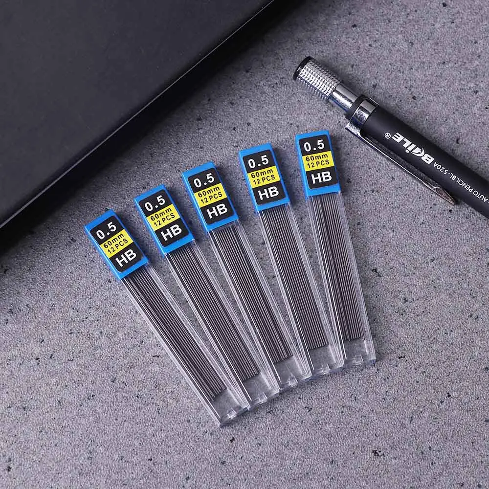5 Pcs/Lot 0.3mm 0.5mm 0.7mm 0.9mm Pencil Lead Refill Portable ...