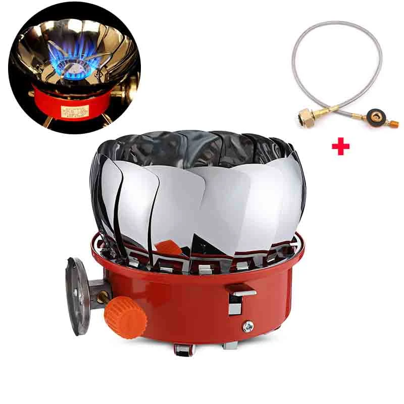Outdoor Portable Folding Windproof Propane Gas Stove Burner With Refill ...