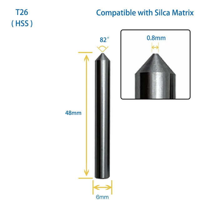 SILCA F27 T27 cut K2000S KESO Key Step Milling Cutter Compatible with ...