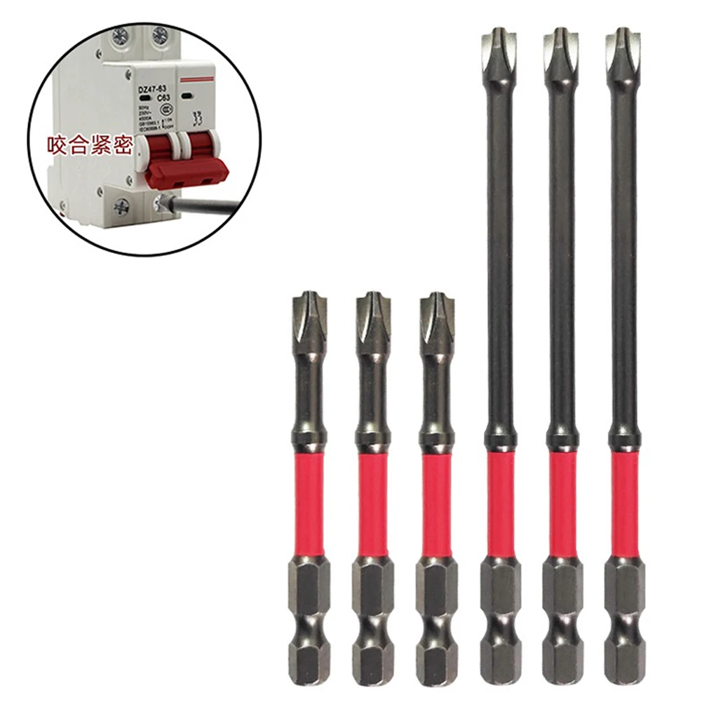 65 110mm Red FPH2 Magnetic Special Slotted Cross Screwdriver Bit FPH2 ...