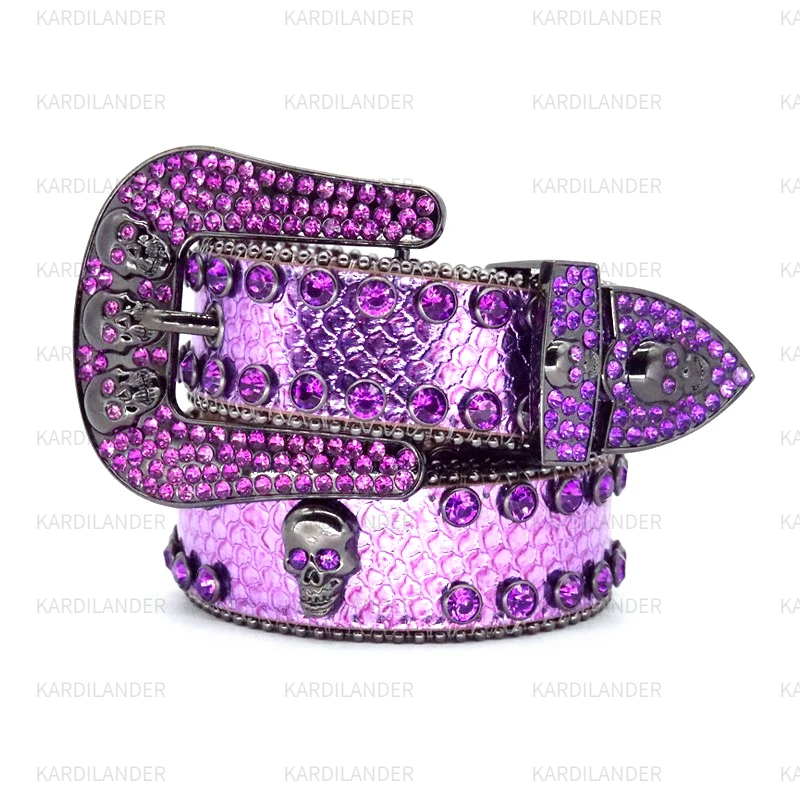 Luxury-Strap-Belts-Men-Women-Rhinestones-Belt-For-Jean-Western-Cowgirl ...