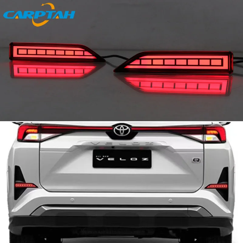 2pcs-For-Toyota-Veloz-2021-2023-3-in-1-Functions-12V-Rear-Fog-Lamp ...