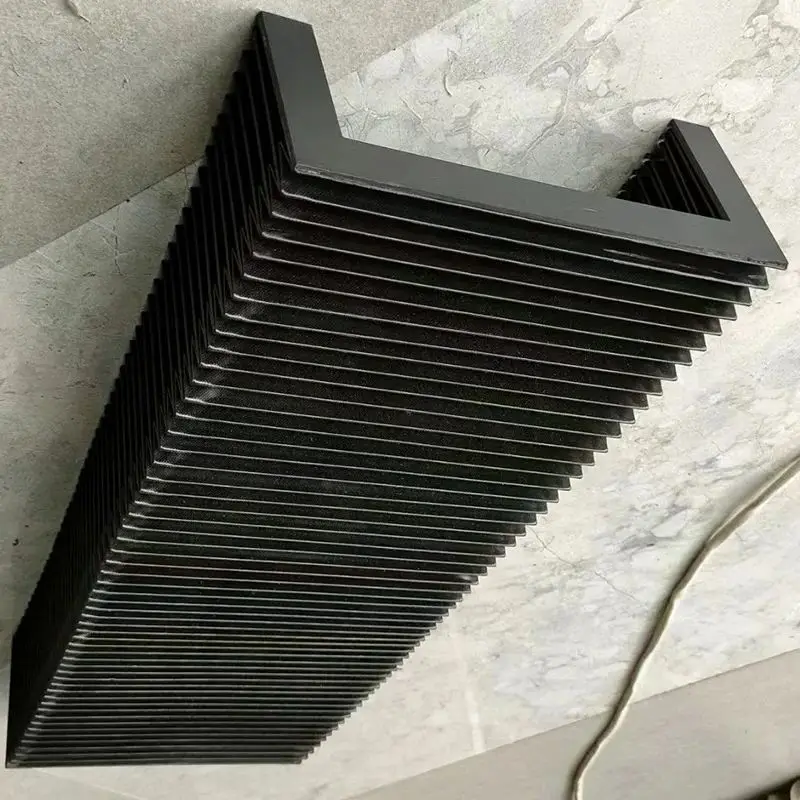 Custom made cnc machine protective bellows cover for machine tools ...