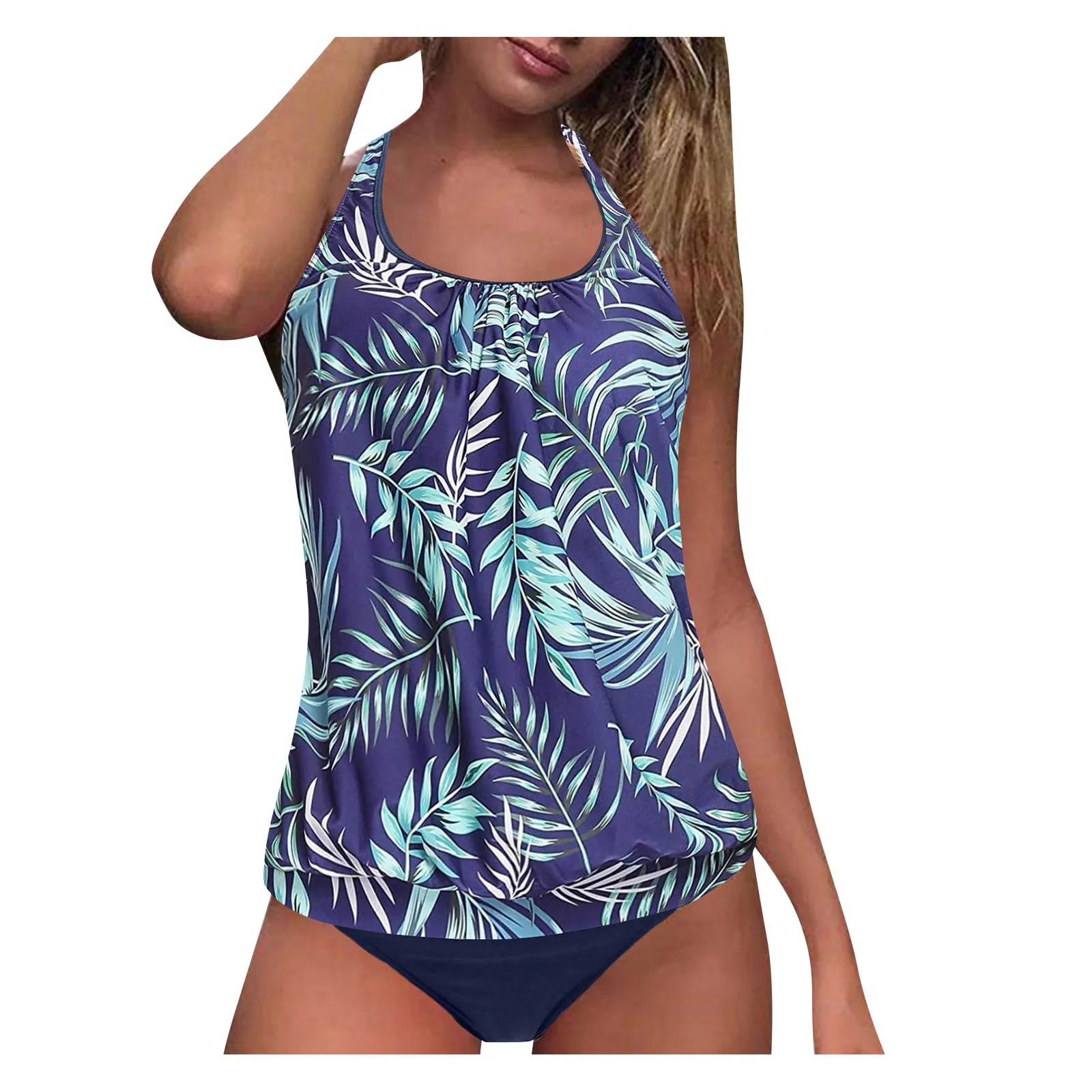 Conjuntos De Tankini Para Mujer Bañadores Estampados Vintage Ropa De