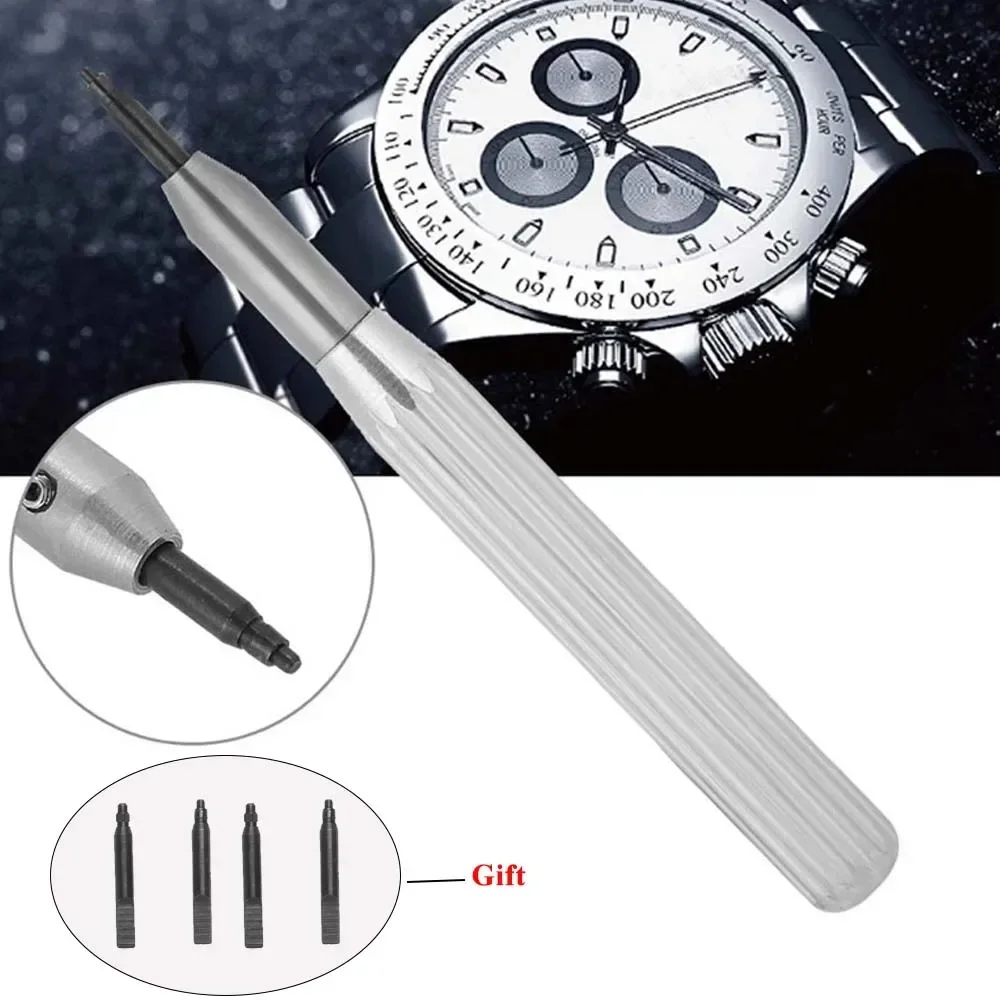 NEW Watch Crown Tube Insert Remover Tool with Steel 4 Pins for Rolex ...